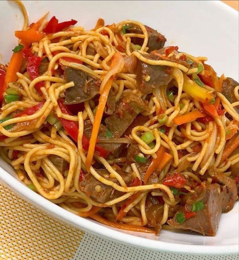 Sauced Spaghetti - PointOne African Cuisine